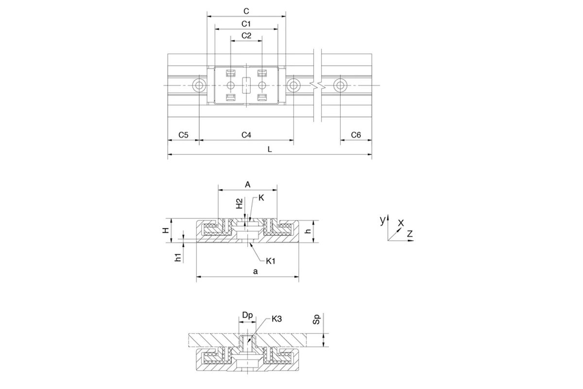 drylin®低截面直线导轨 NS-01-40 - 易格斯官网