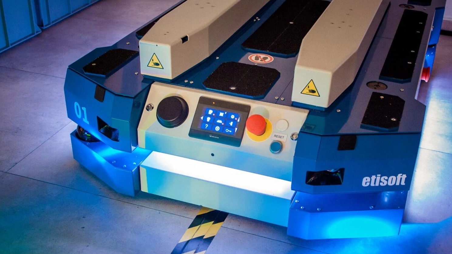 AGV系统中使用塑料轴承 - 物流行业 - 易格斯官网