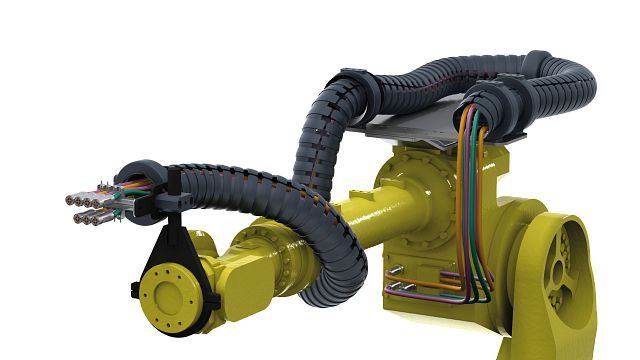 适用于 FANUC 发那科的装配电缆 - 易格斯官网